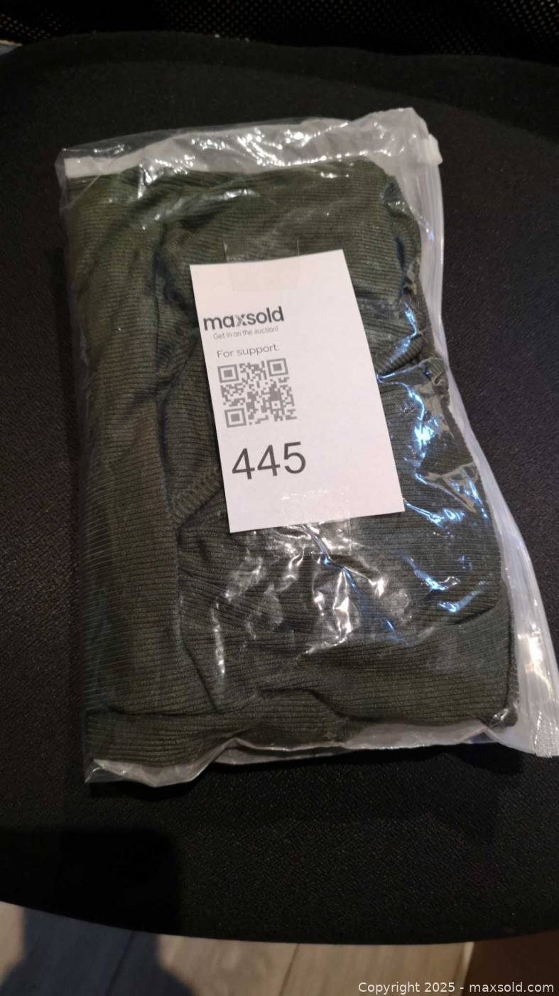 Army Green V-Neck Wrap Cami Romper M | Maxsold