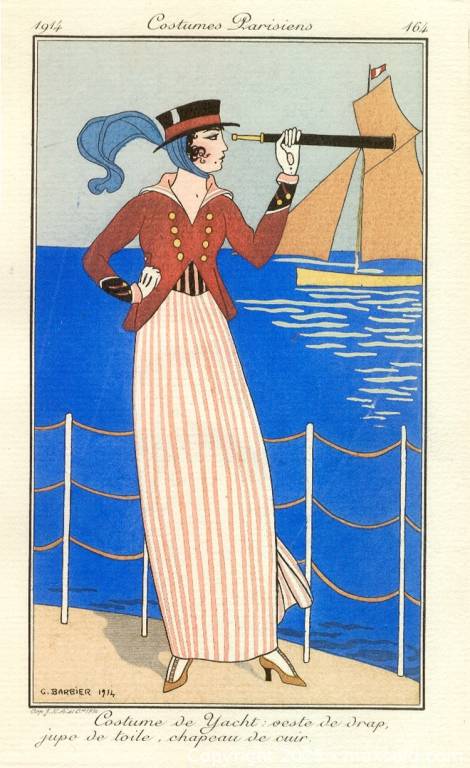 George Barbier original pochoir prints, 1914 | Maxsold
