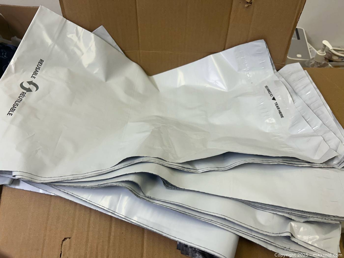 Approx 100 poly mailer shipping bags | Maxsold