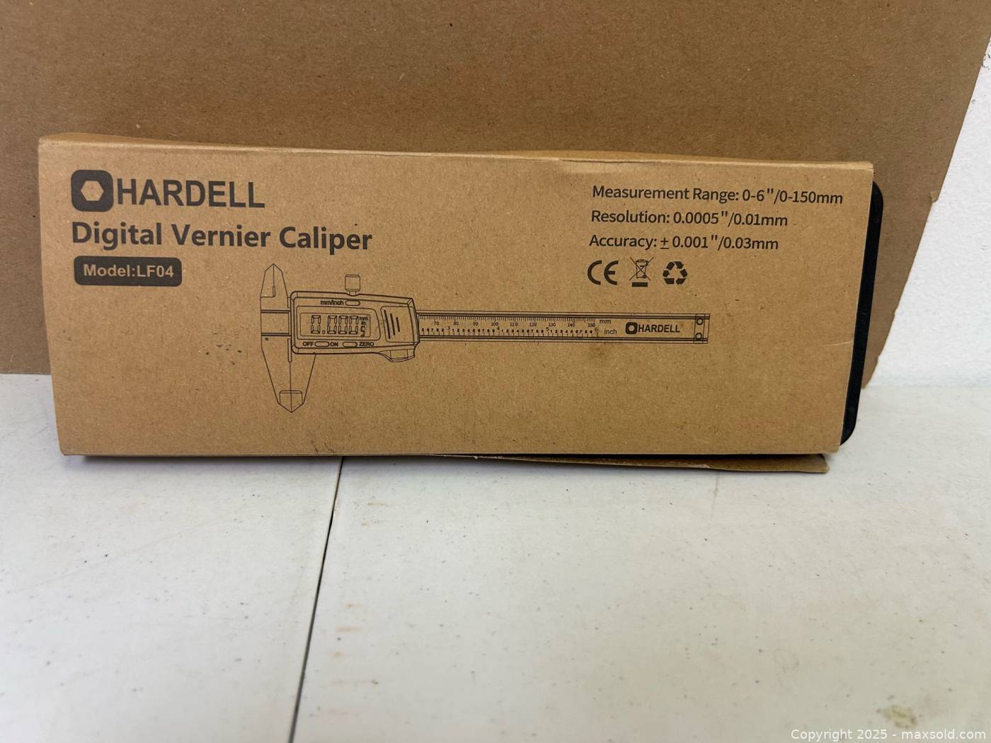 Hardell digital vernier caliper model LF04 | Maxsold