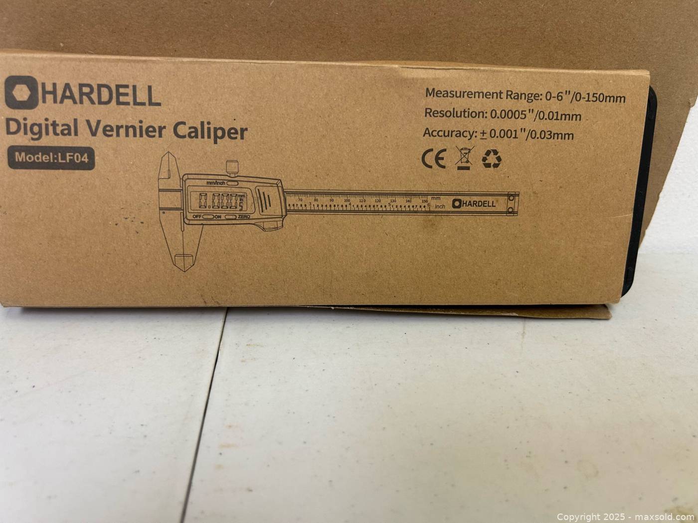 Hardell digital vernier caliper model LF04 | Maxsold