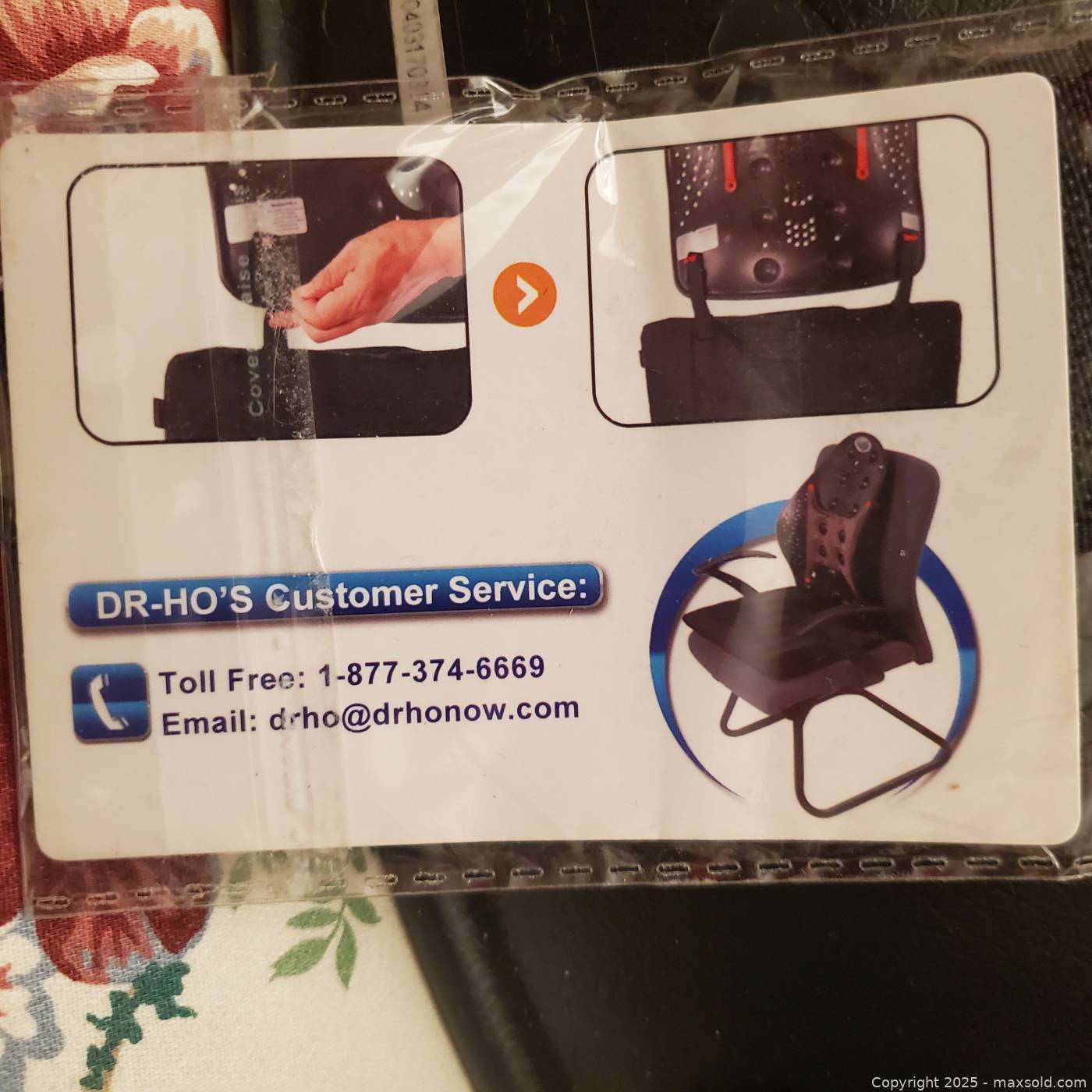 Dr. Ho's Perfectback Rest ergonomic back support | Maxsold