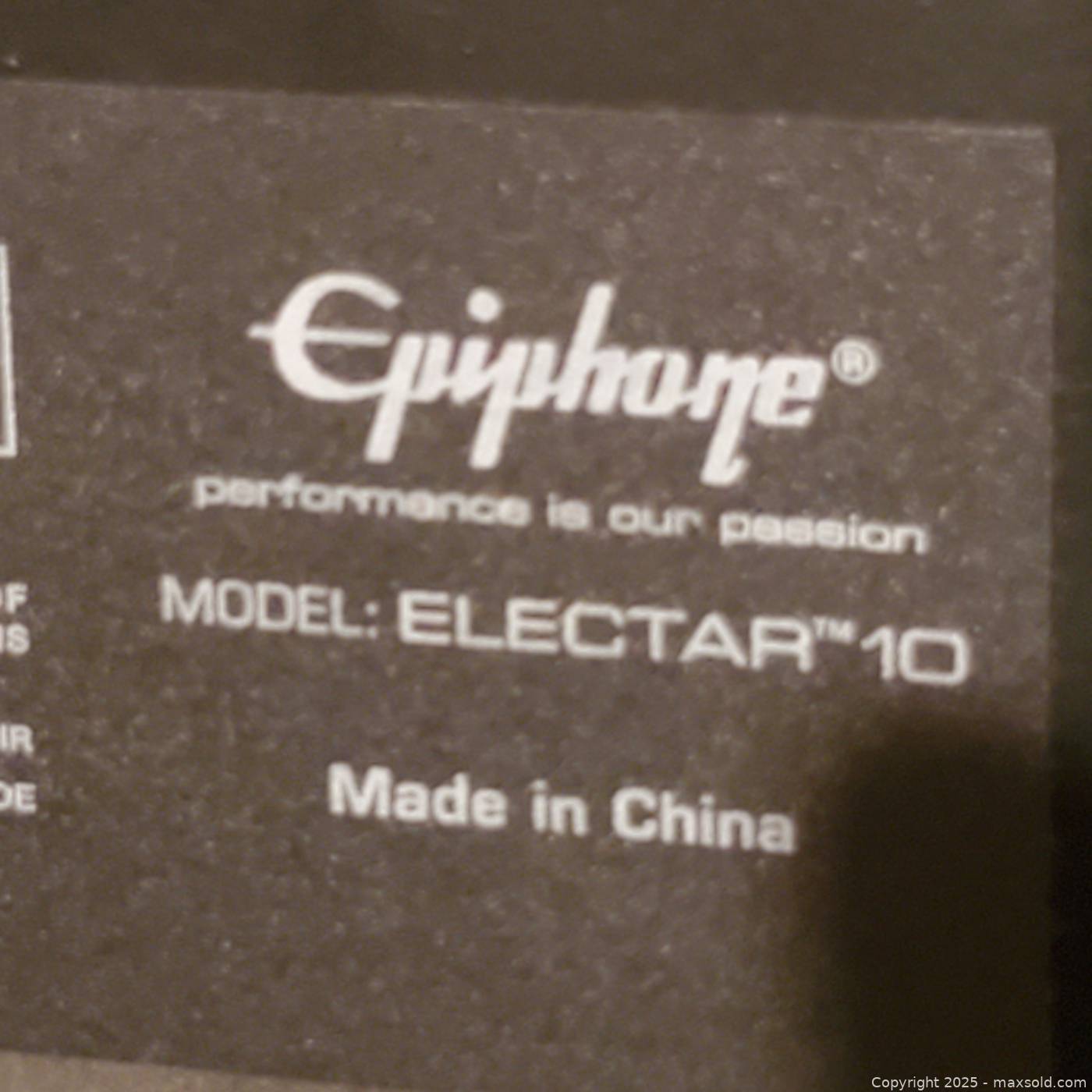 Epiphone Electar 10 guitar practice amplifier | Maxsold