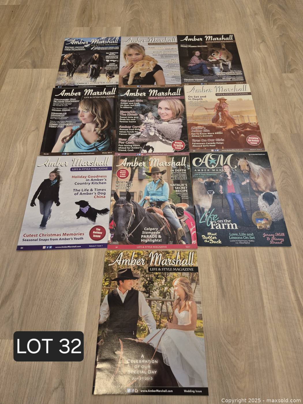 Amber Marshall magazine issues 2013-2020 | Maxsold
