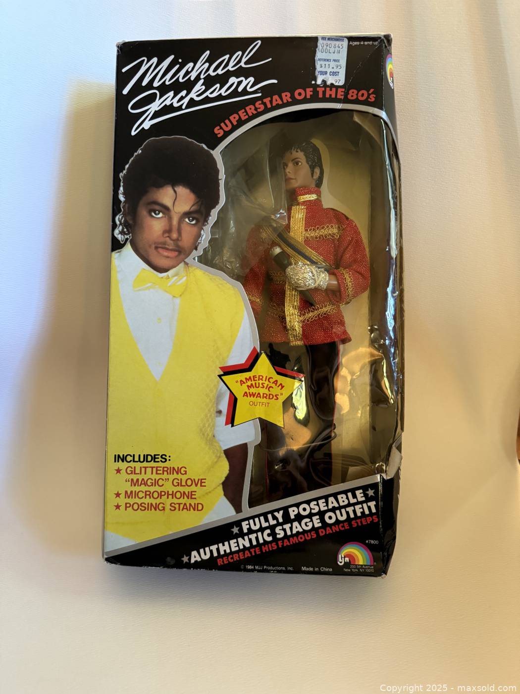 1980s Michael Jackson Superstar of the 80s Action Figure in Original ...