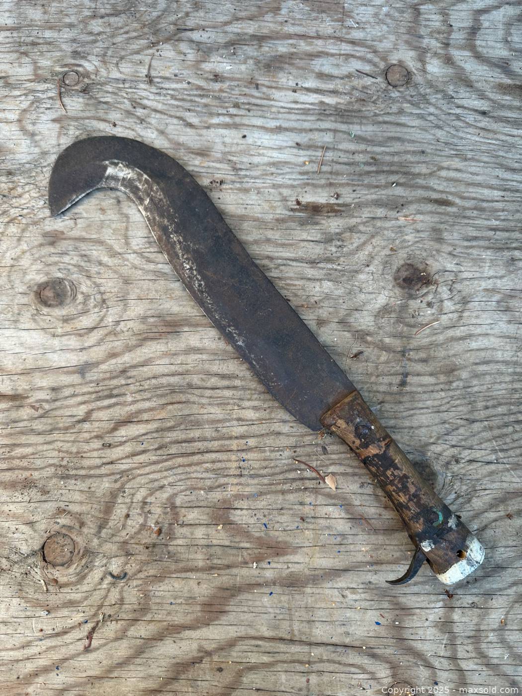 Antique Italian hand-forged billhook axe | Maxsold