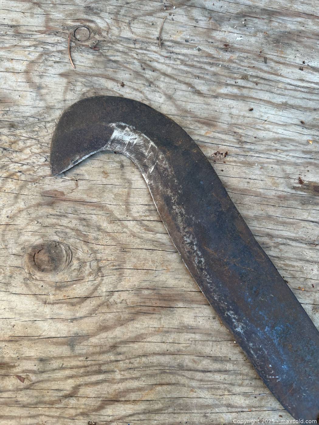 Antique Italian hand-forged billhook axe | Maxsold