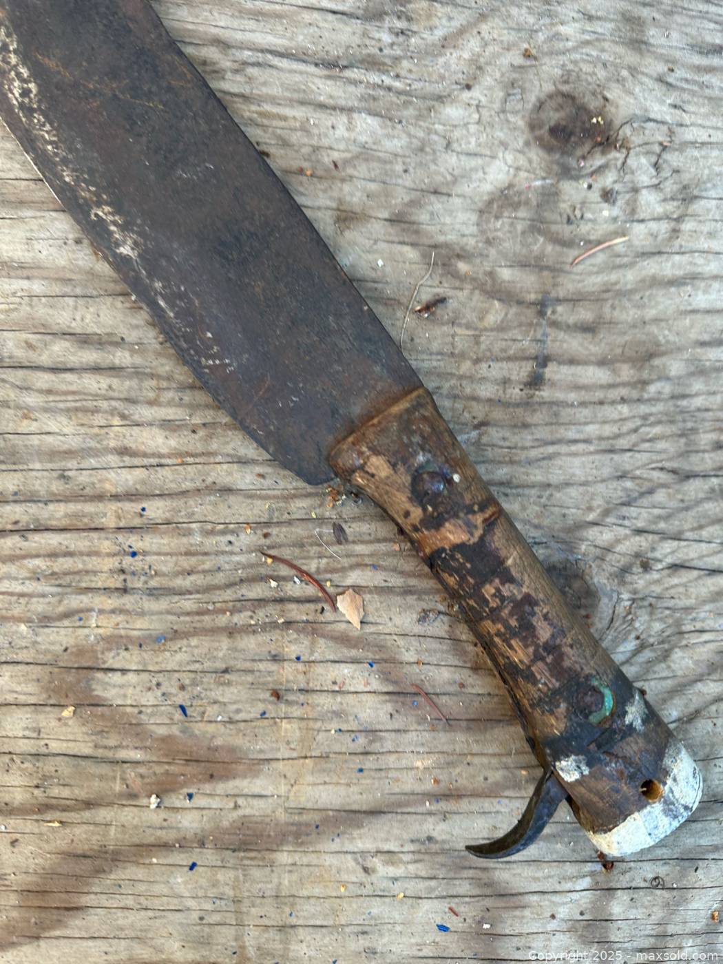 Antique Italian hand-forged billhook axe | Maxsold