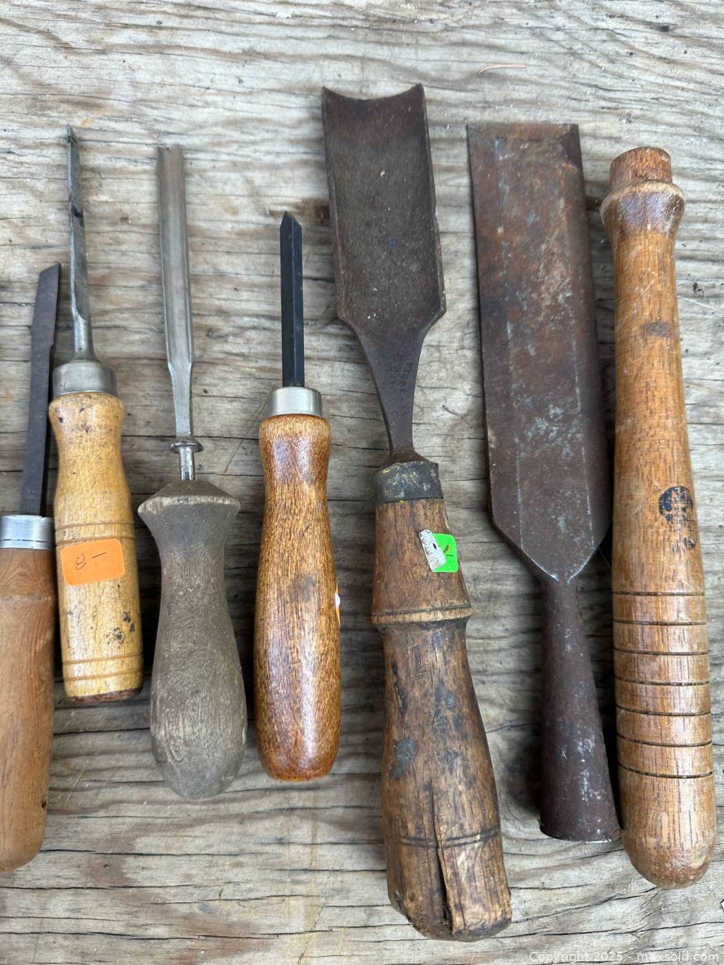USA or Swedish woodworking chisels, 10 pieces | Maxsold