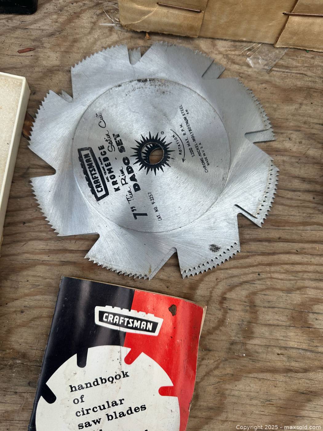 Craftsman dado blade sets and saw blades | Maxsold