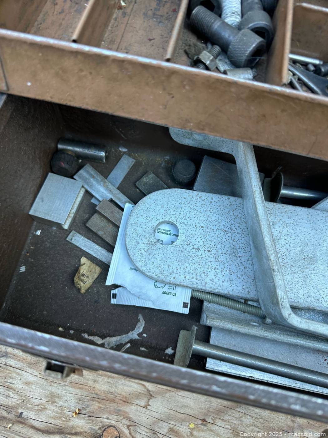 Kennedy metal machinist toolbox with assorted tooling | Maxsold
