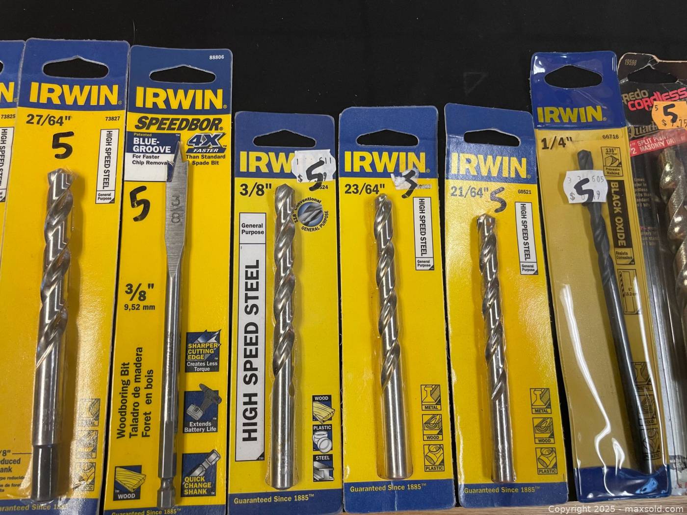 IRWIN new sealed assorted drill bits 19-pc | Maxsold