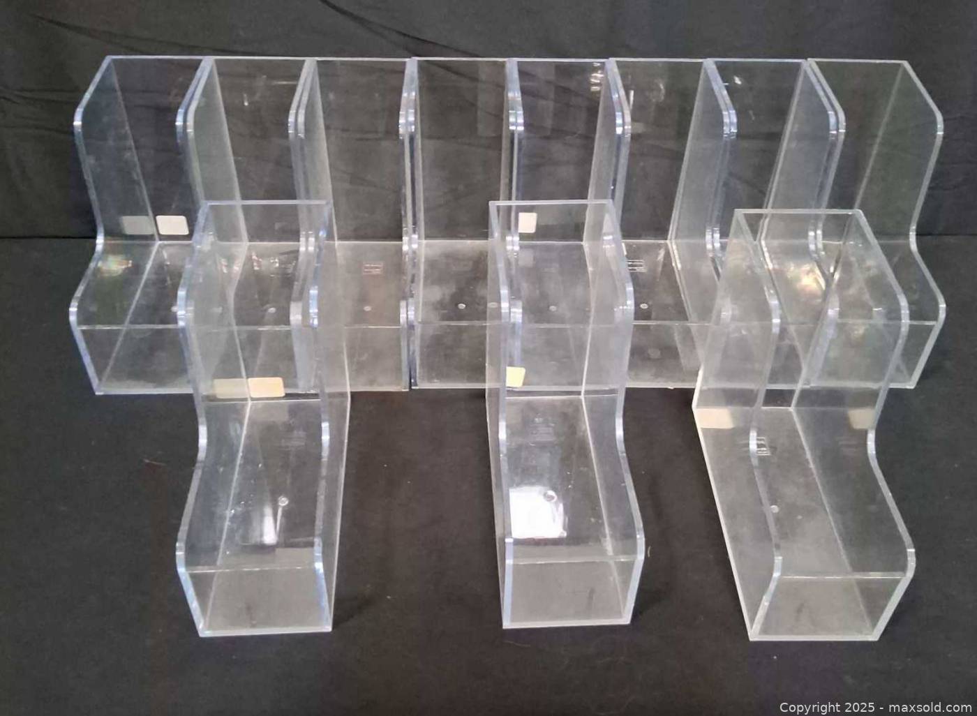 11 Clear Plastic File Folder Holders | Maxsold