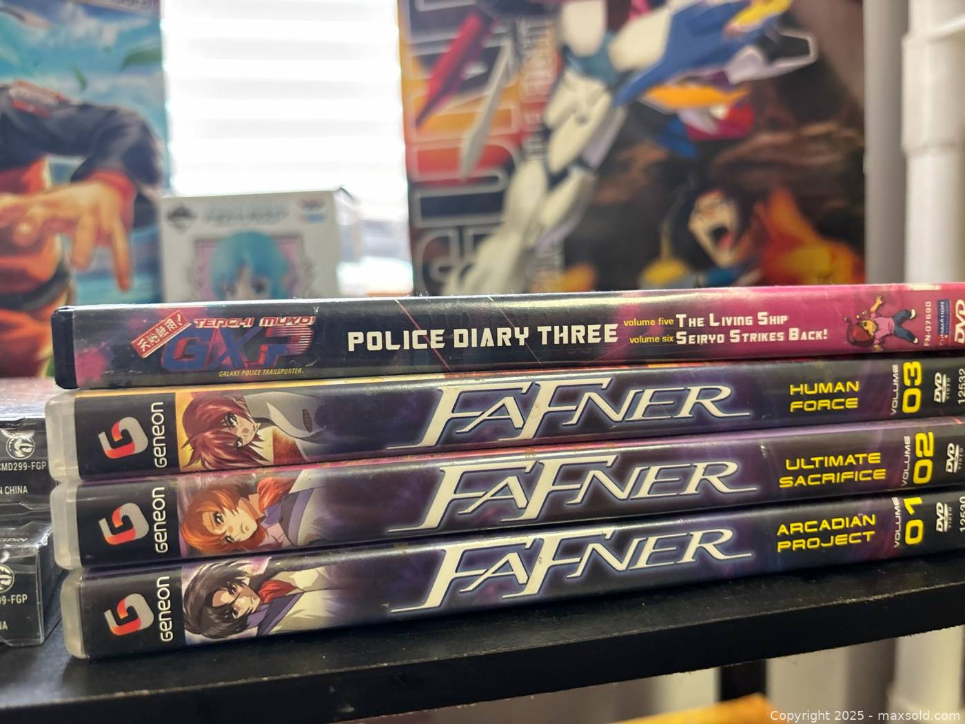 Anime figures, MG Gundam model kit, Fafner DVDs | Maxsold