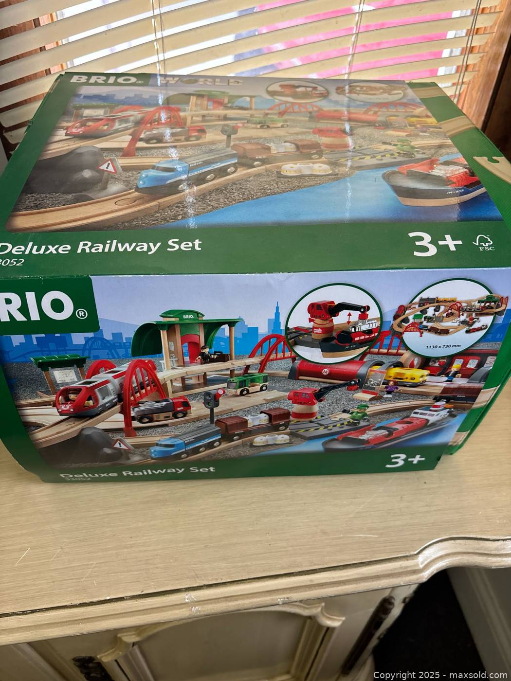 BRIO World Deluxe Railway Set 33052 new | Maxsold