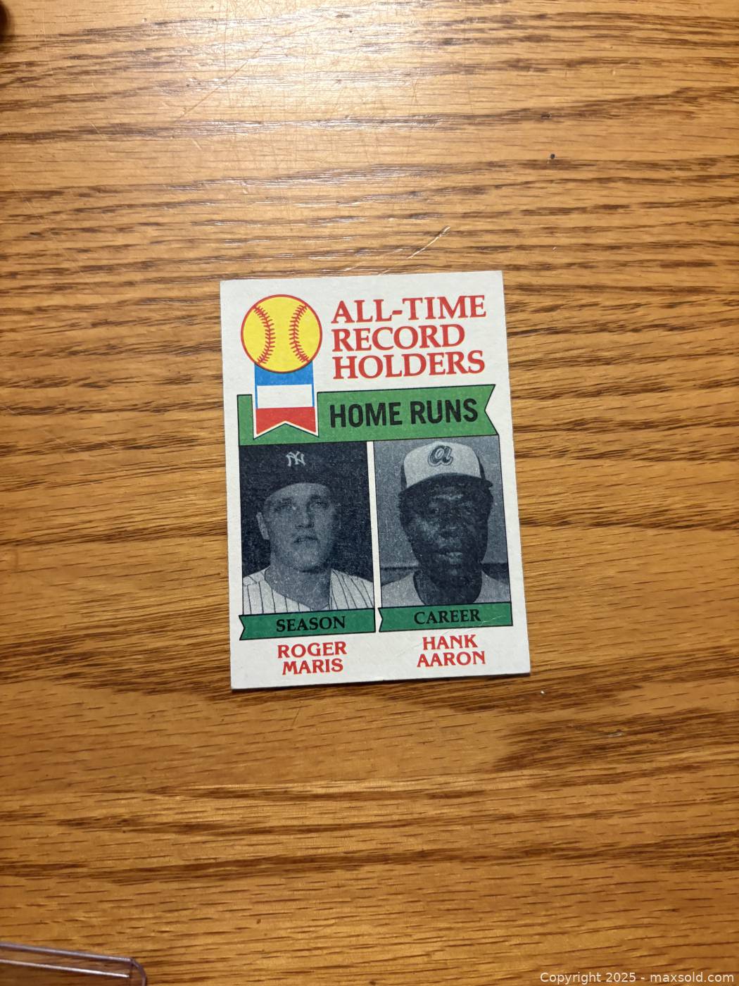 1979 Topps #413 All-Time Record Holders Home Runs card | Maxsold