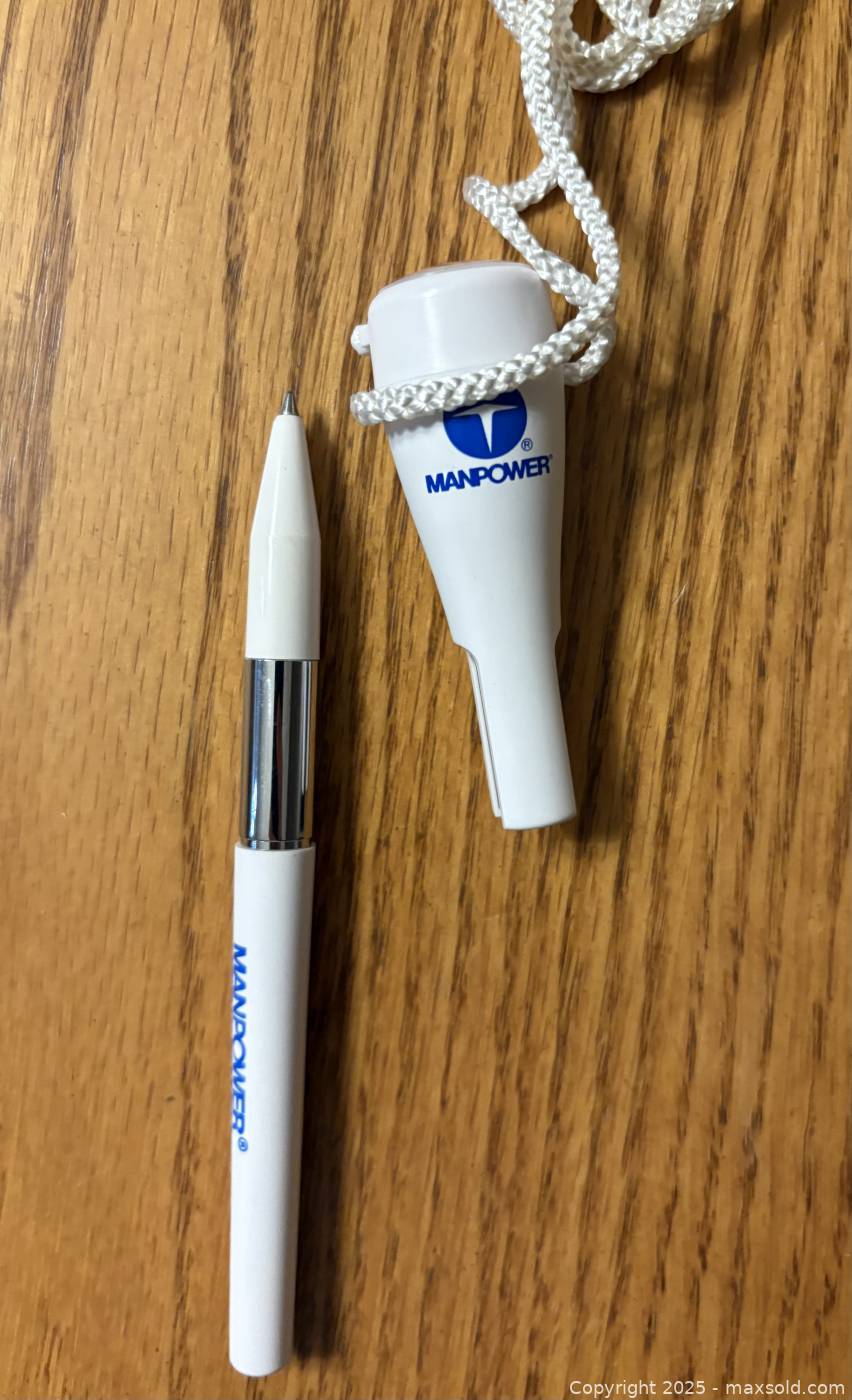 Manpower collectible pen with clock | Maxsold