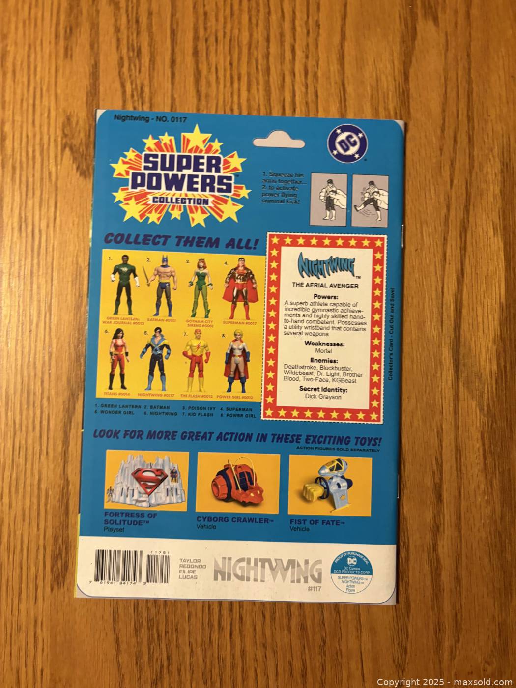 Nightwing Super Powers Collection action figure sealed card | Maxsold