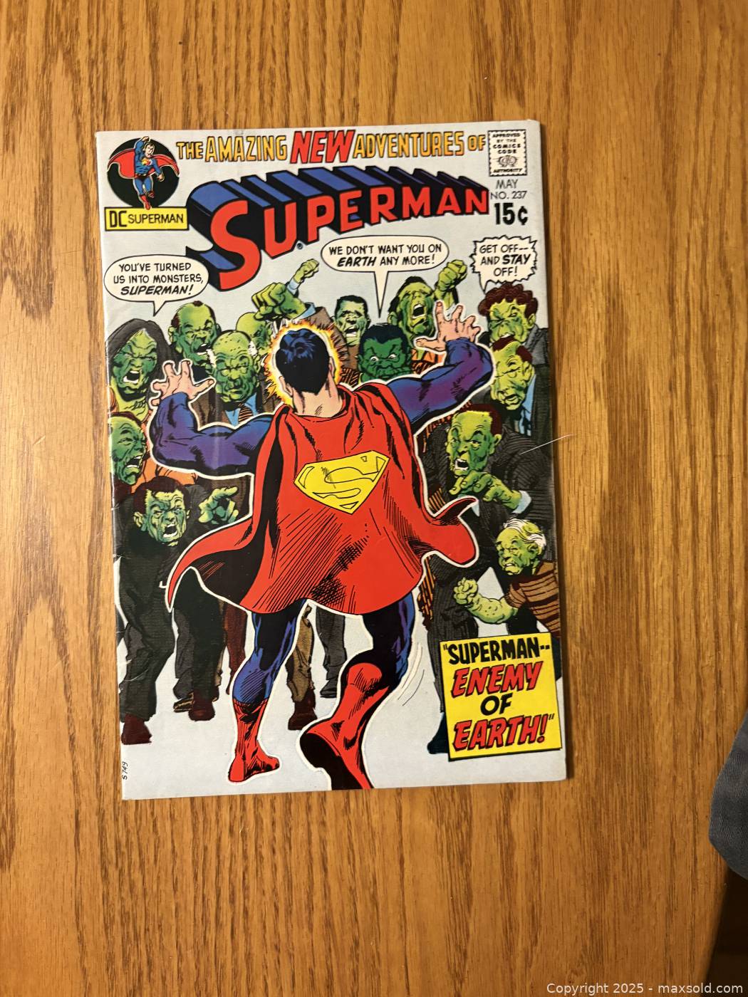 Superman comic issue 237, 1971, 15¢ | Maxsold