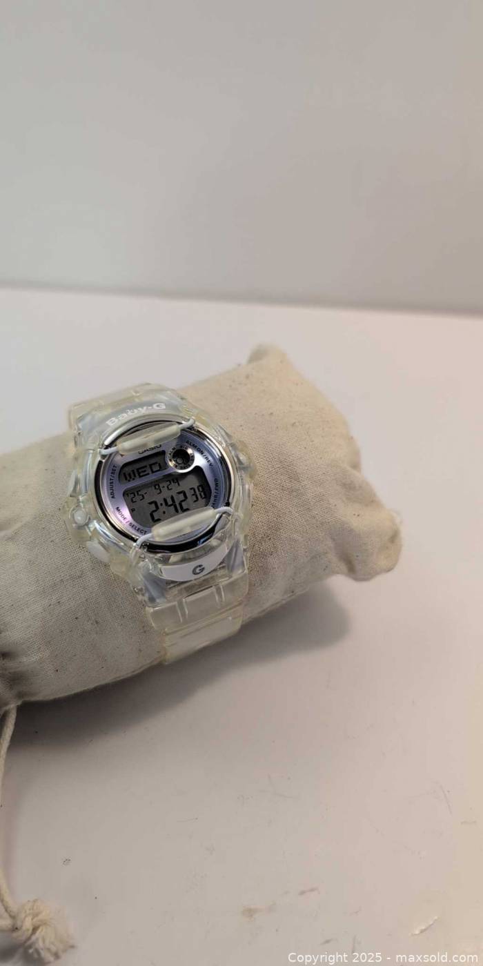 Casio Baby-G G-Shock clear digital wristwatch | Maxsold