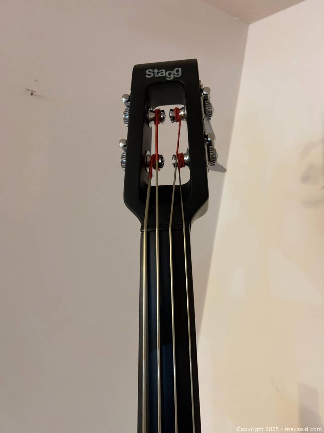 Stagg 3/4 Electric Upright Bass, Stand, Gig Bag | Maxsold