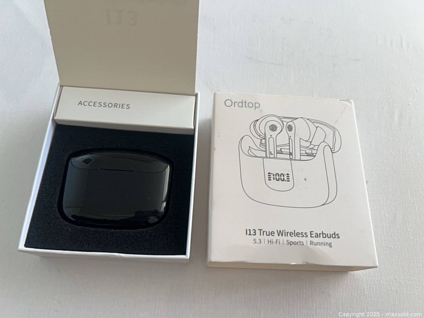 Ordtop I13 wireless earbuds with case | Maxsold