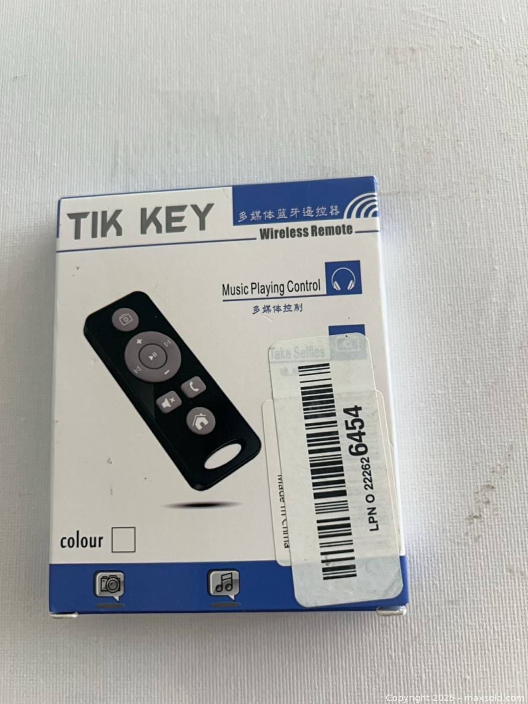 TIK KEY Bluetooth Multimedia Remote Control | Maxsold