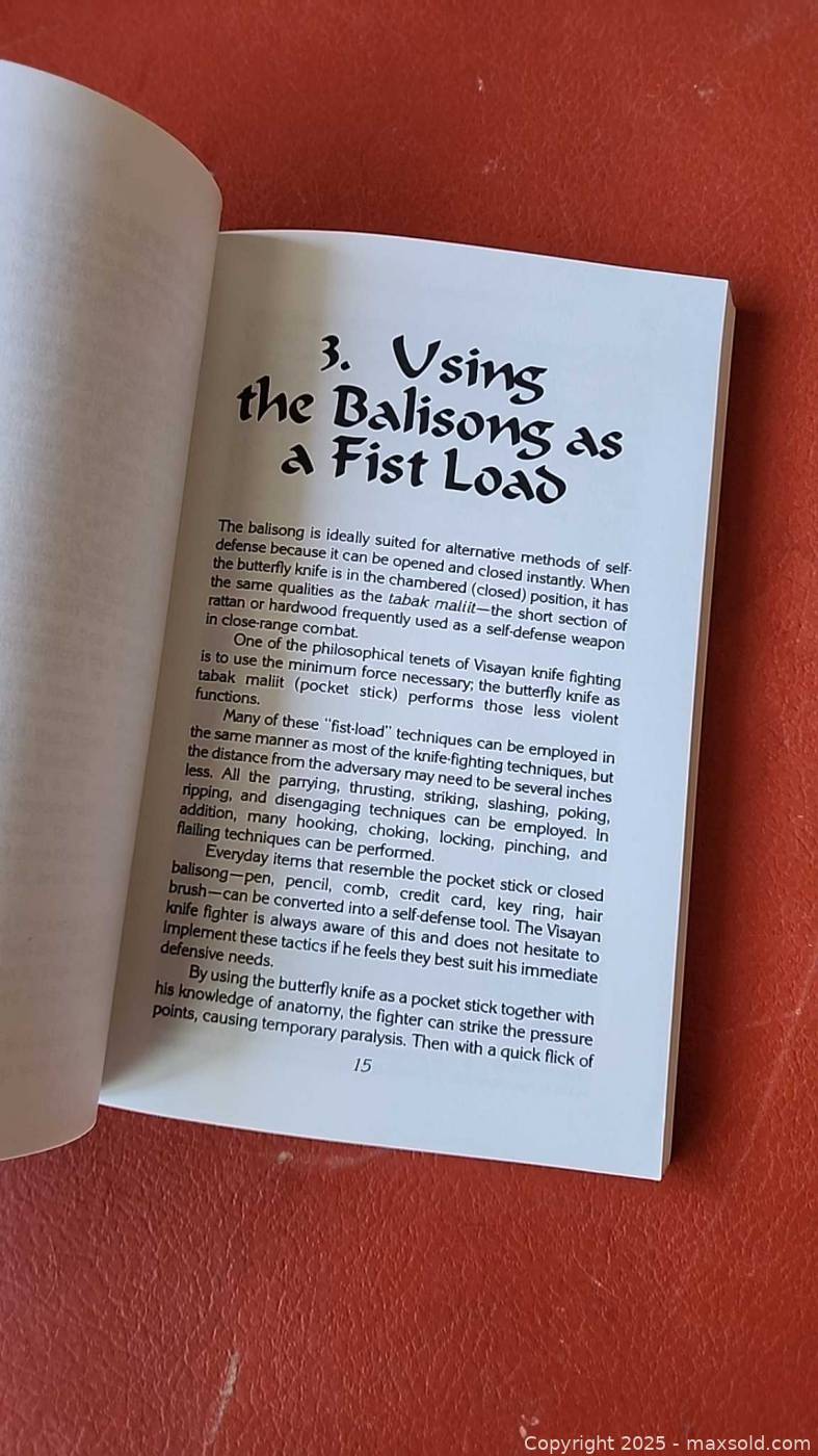Balisong: The Lethal Art of Filipino Knife Fighting paperback book ...