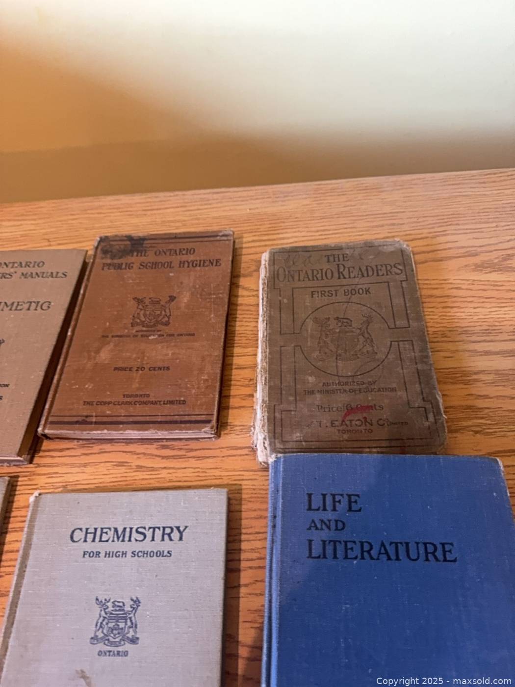 Ontario vintage education textbooks, 12 | Maxsold