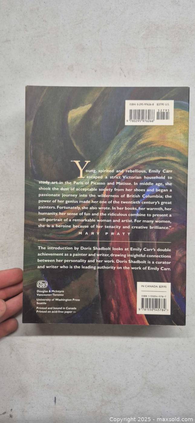 The Complete Writings of Emily Carr trade paperback | Maxsold