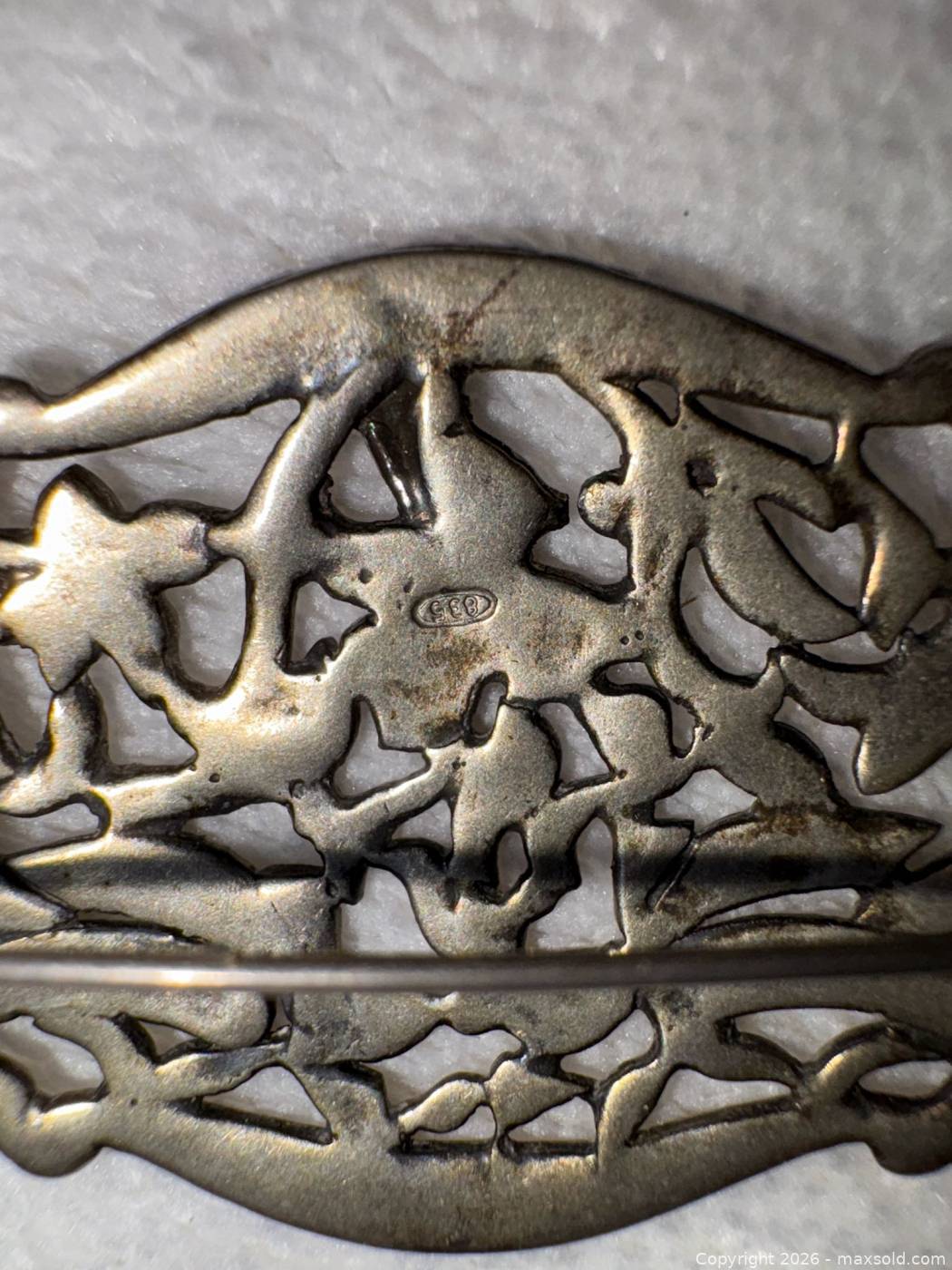 Sterling Silver Brooch, Ring And Two Necklaces | Maxsold