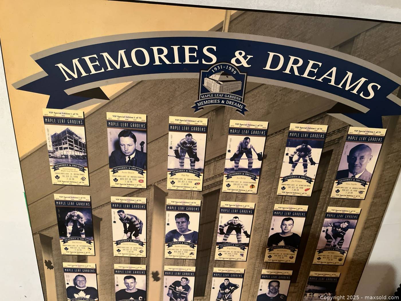 Toronto Maple Leafs poster & signed rink print | Maxsold