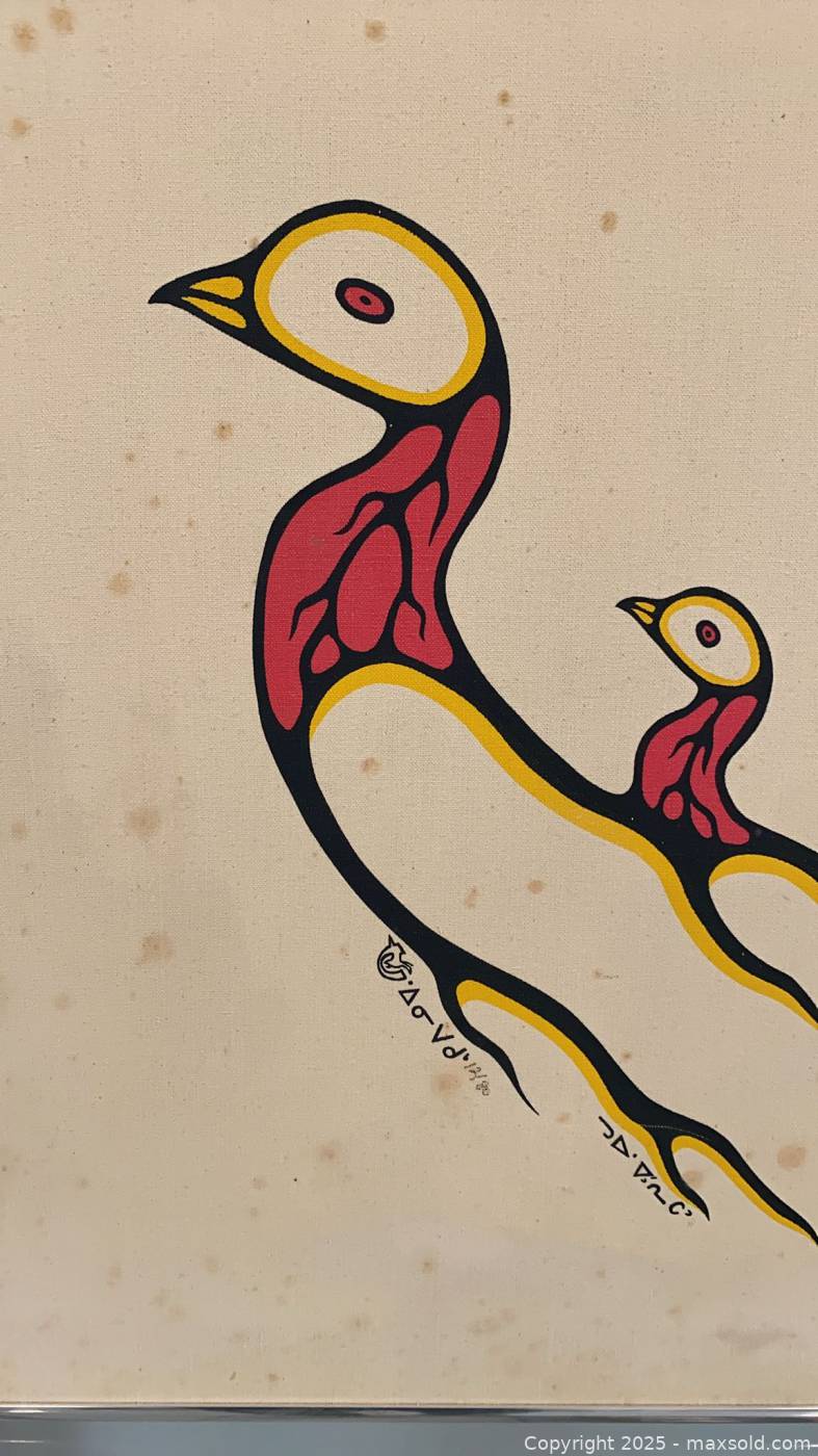 Indigenous Woodland Bird Painting On Canvas | Maxsold
