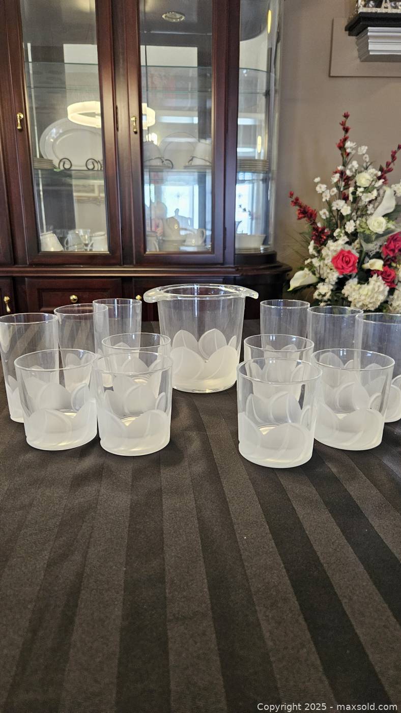 JG Durand crystal barware set | Maxsold