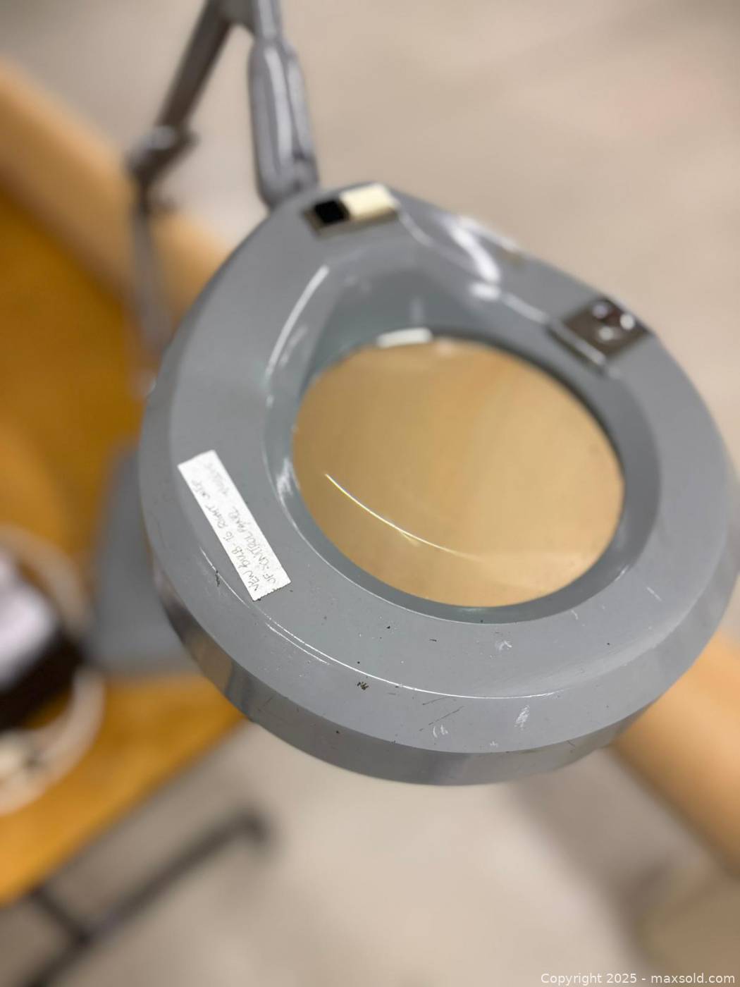 Luxo illuminated bench magnifier and desk lamp with three replacement ...