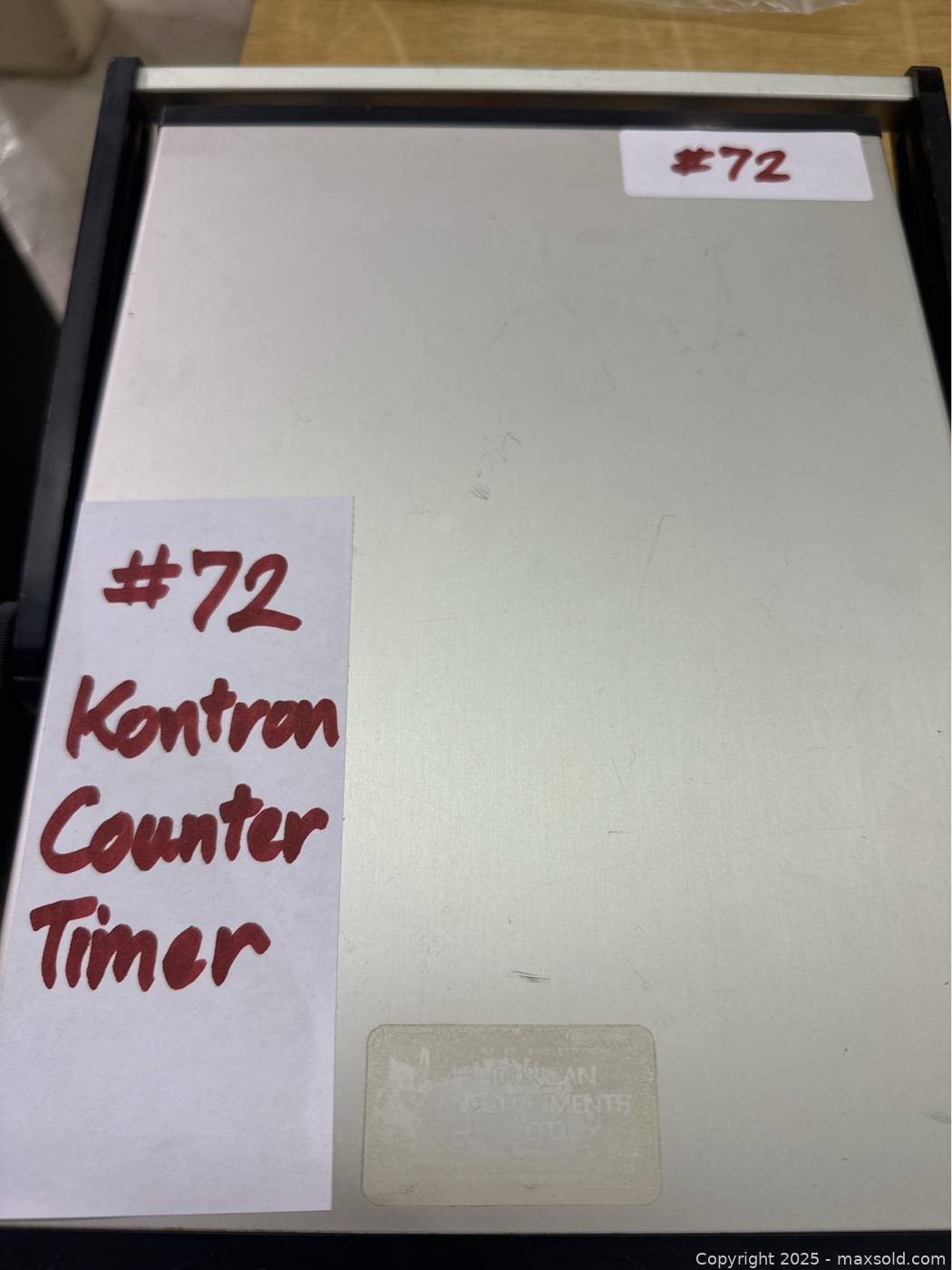 Kontron 100 MHz Counter Timer Model 6003A | Maxsold
