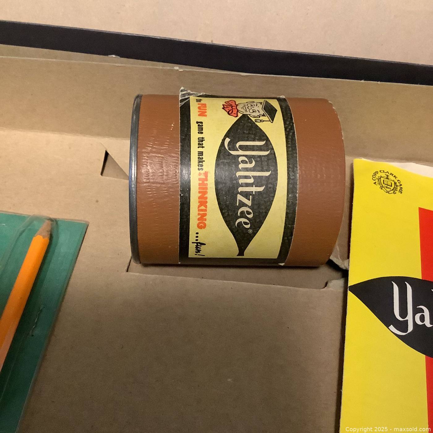 Vintage Yahtzee boxed game set | Maxsold