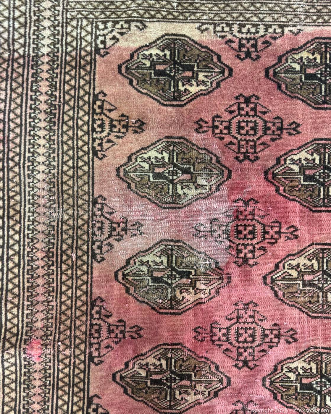 Handmade Turkman Wool Rug 6’1” x 4’ | Maxsold