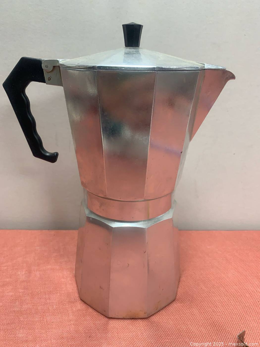 Large 11.5" Aluminum Stovetop Espresso Maker | Maxsold