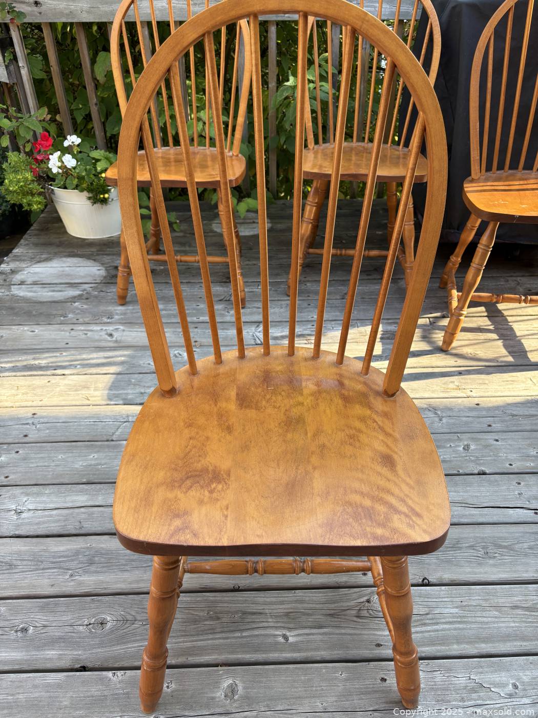 1983 Bermex Windsor dining chairs, 4 | Maxsold