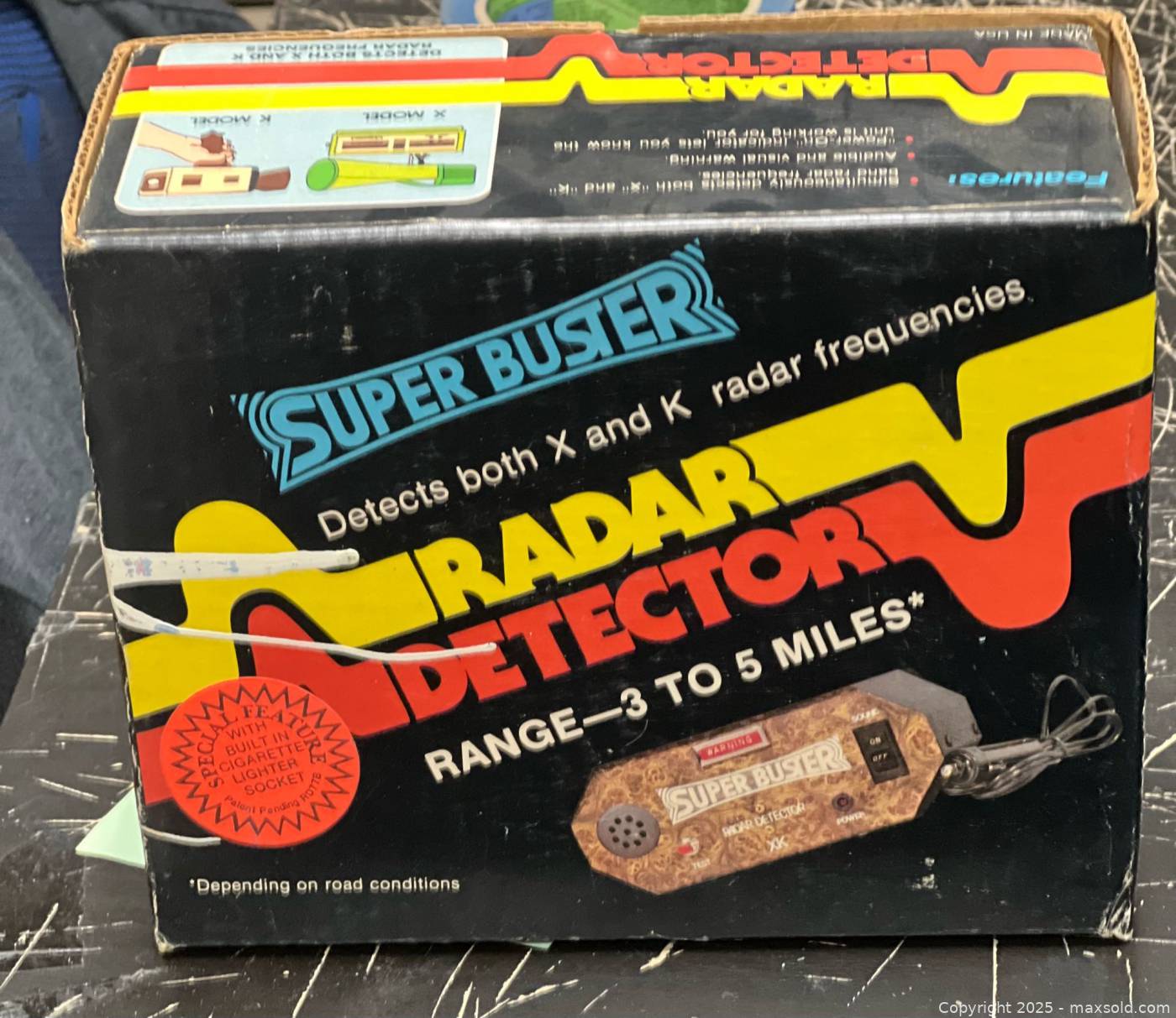 Super Buster Radar Detector With Box | Maxsold