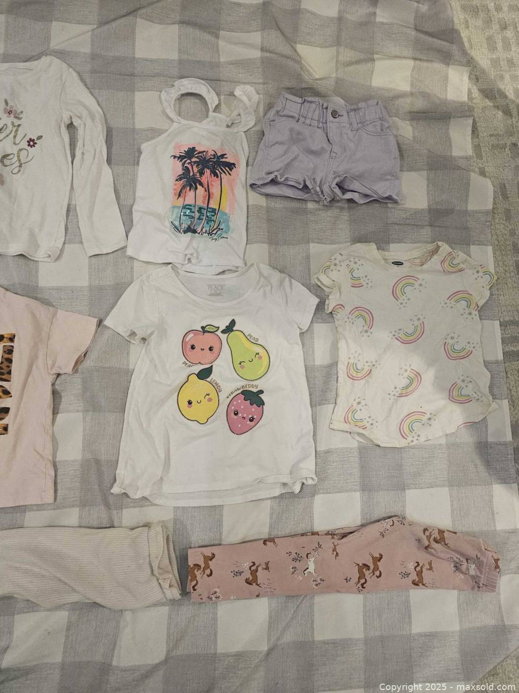 Girls’ Size 5 Tops, Leggings & Shorts – 9pc | Maxsold