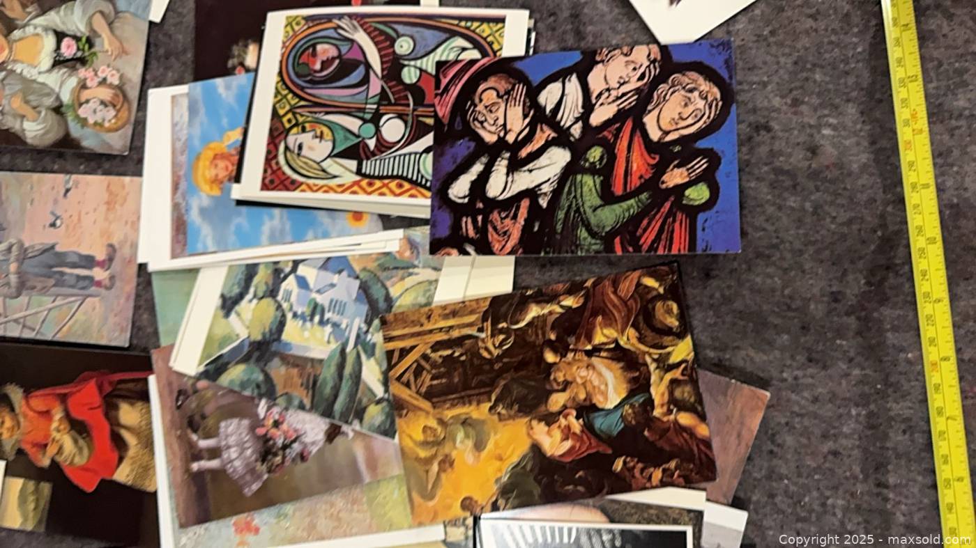50 art postcards | Maxsold
