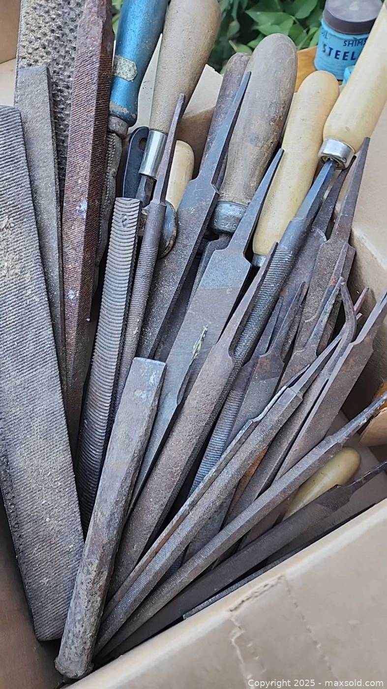 Assortment of metal hand files and rasps | Maxsold