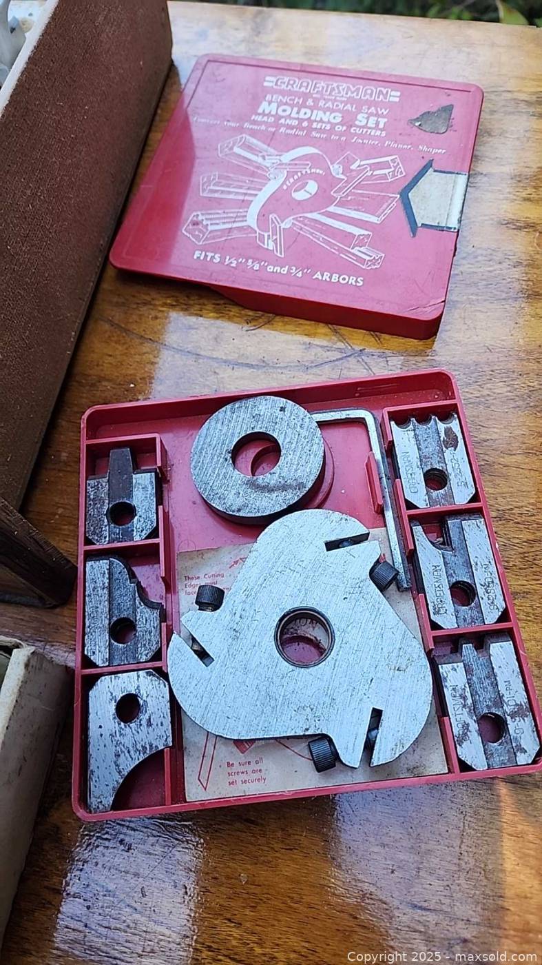 Large Router Bit and Molding Cutter Lot | Maxsold