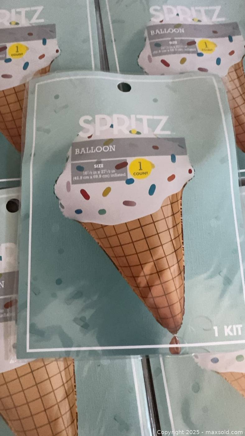 Spritz ice cream cone balloon kits | Maxsold