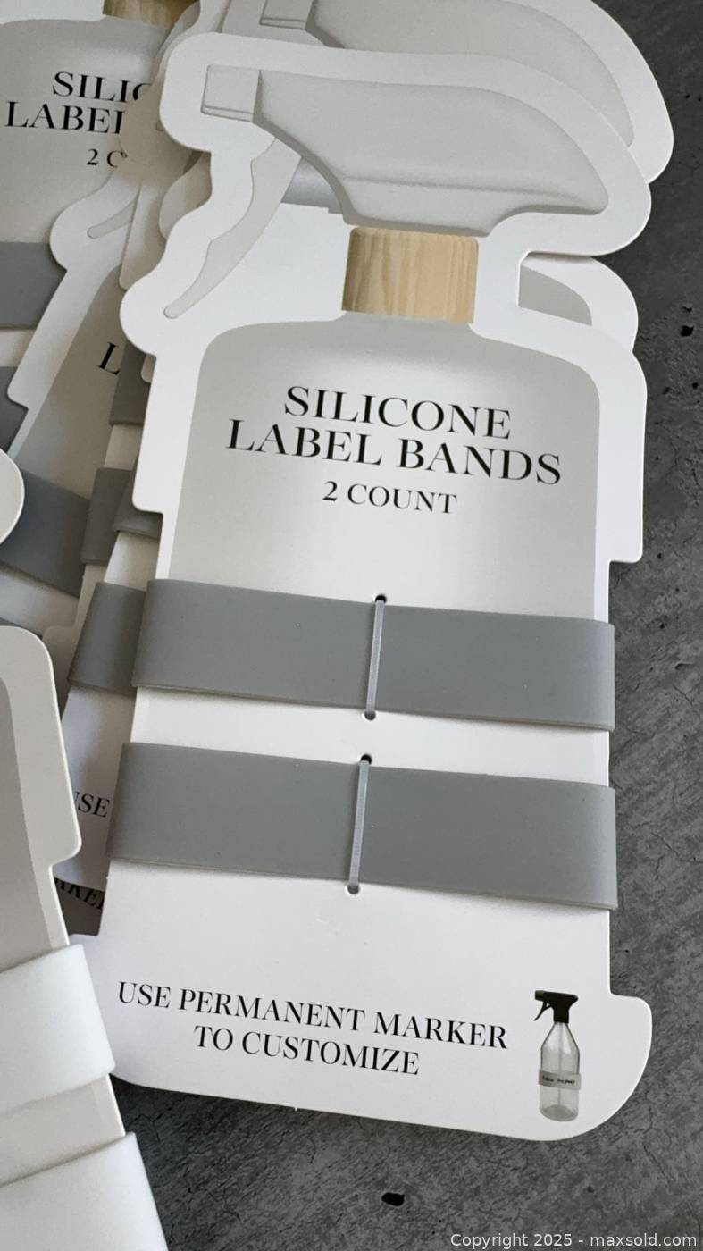 20 packs silicone label bands 2-count | Maxsold