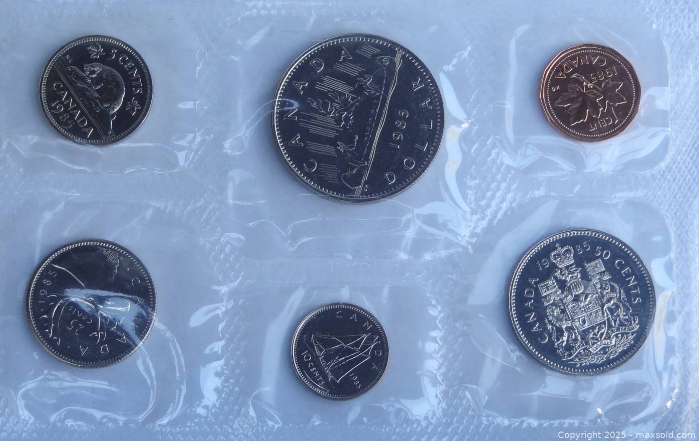1985 Royal Canadian Mint uncirculated coin set | Maxsold