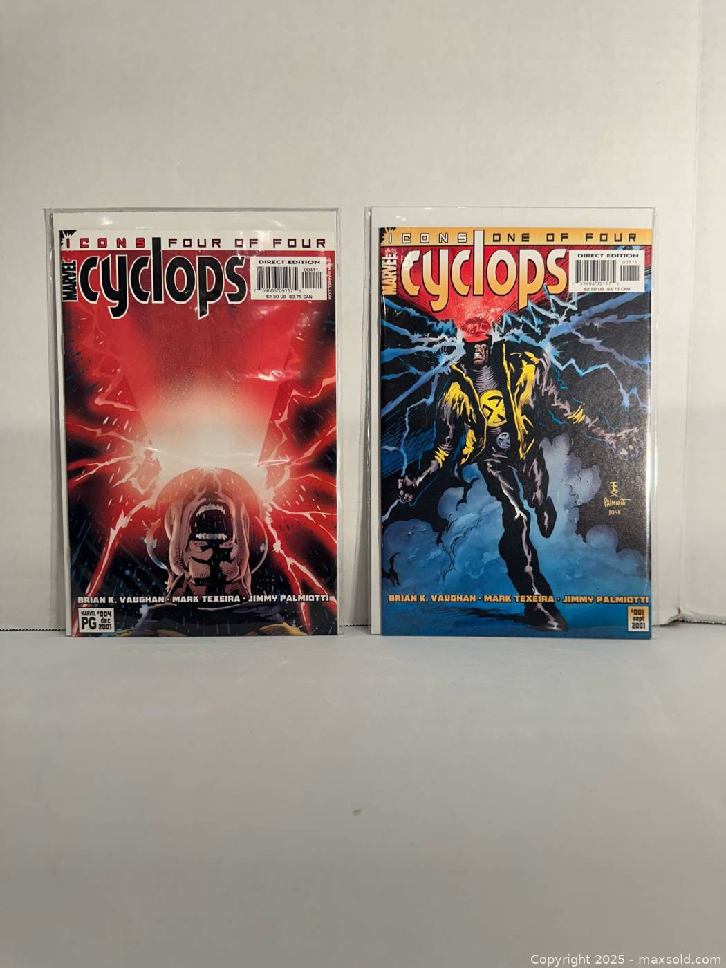 Marvel Cyclops 2001 mini-series issues 1 and 4 | Maxsold