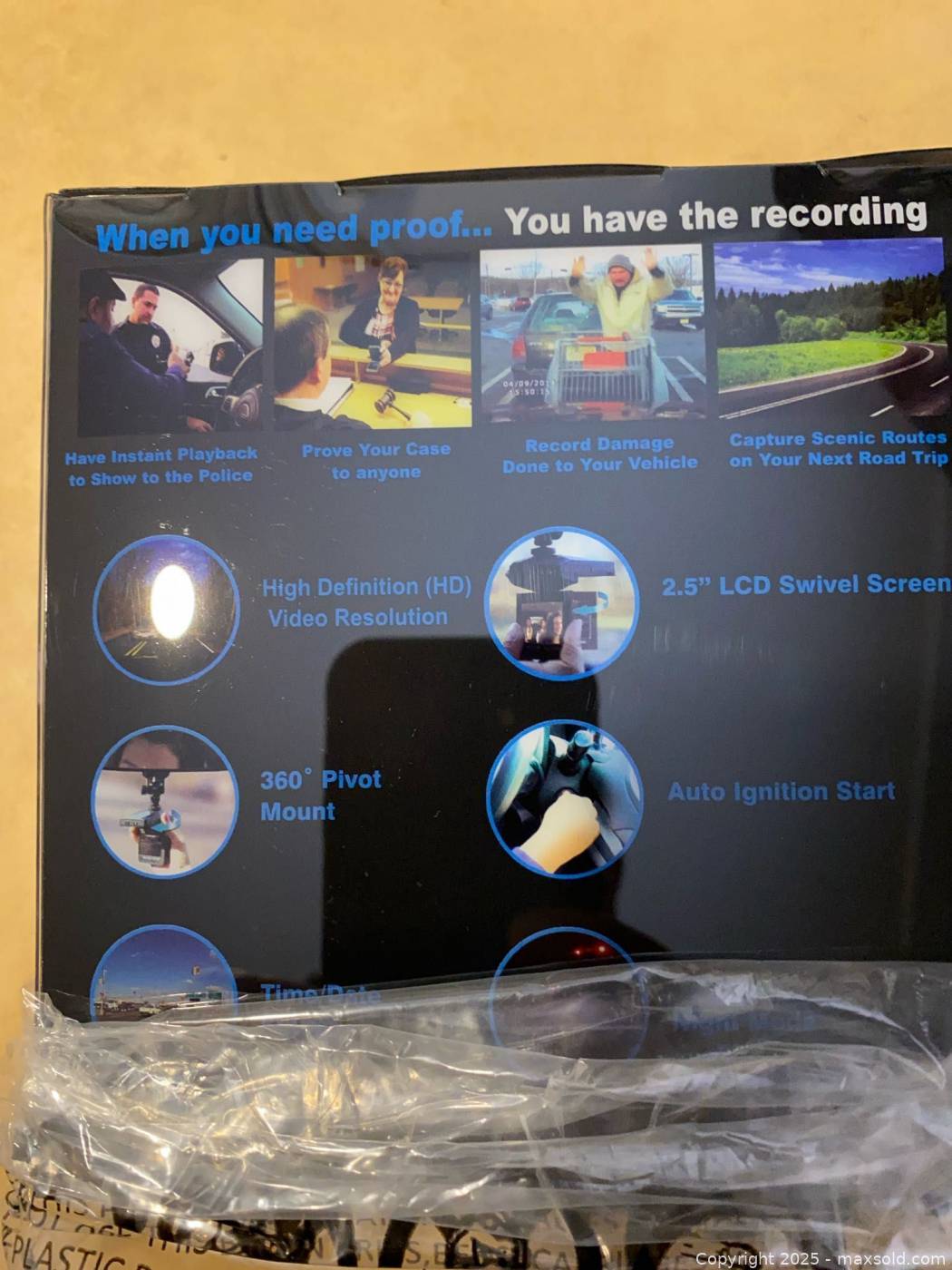 Sealed DashCam Pro portable HD dash cam kit | Maxsold